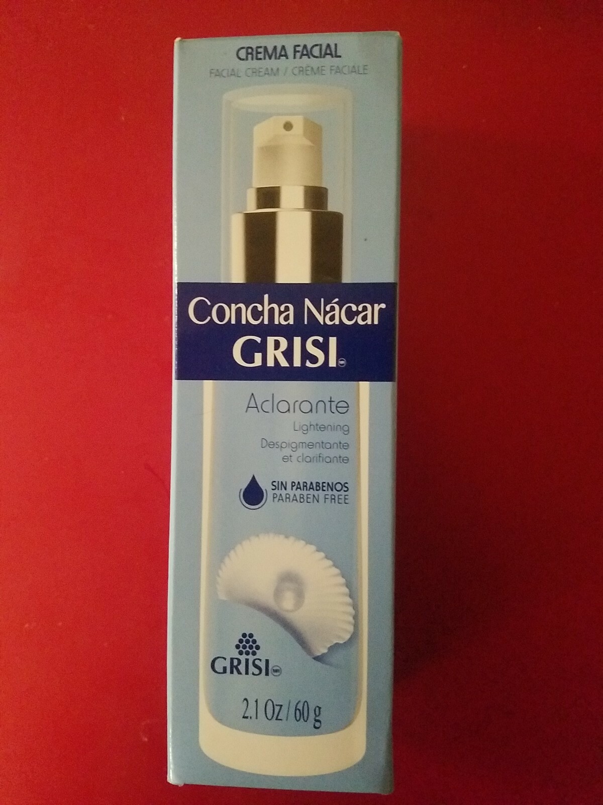 2 PACK CONCHA NACAR GRISI LIGHTENING FACIAL CREAM MOTHER OF PEARL ...