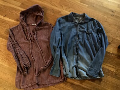 Set of 2 men’s shirts, earthbound, bohemian ombré | eBay