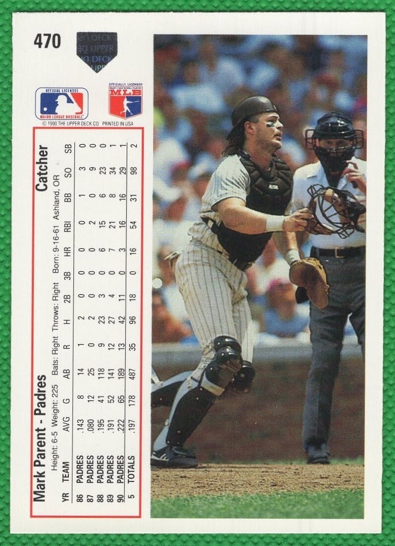1991 Upper Deck - #470 Mark Parent for sale online | eBay