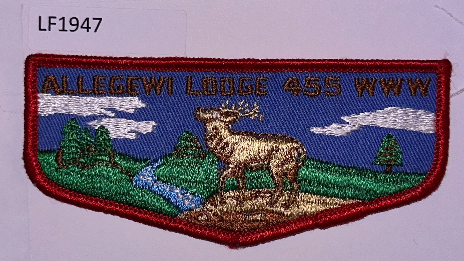 Boy Scout OA Flap Allegewi Lodge 455 | eBay