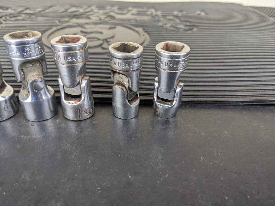 #bg239 Snap On Tools 3/8" Drive Universal Swivel SAE Socket Set USA | eBay