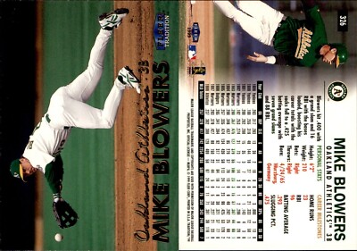 Mike Blowers 1999 Fleer Tradition #326 Card | eBay