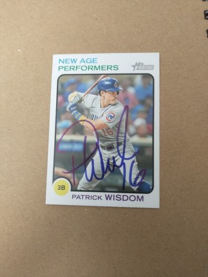 Patrick Wisdom Signed Autograph Auto 2022 Heritage NAP Insert #5 ...