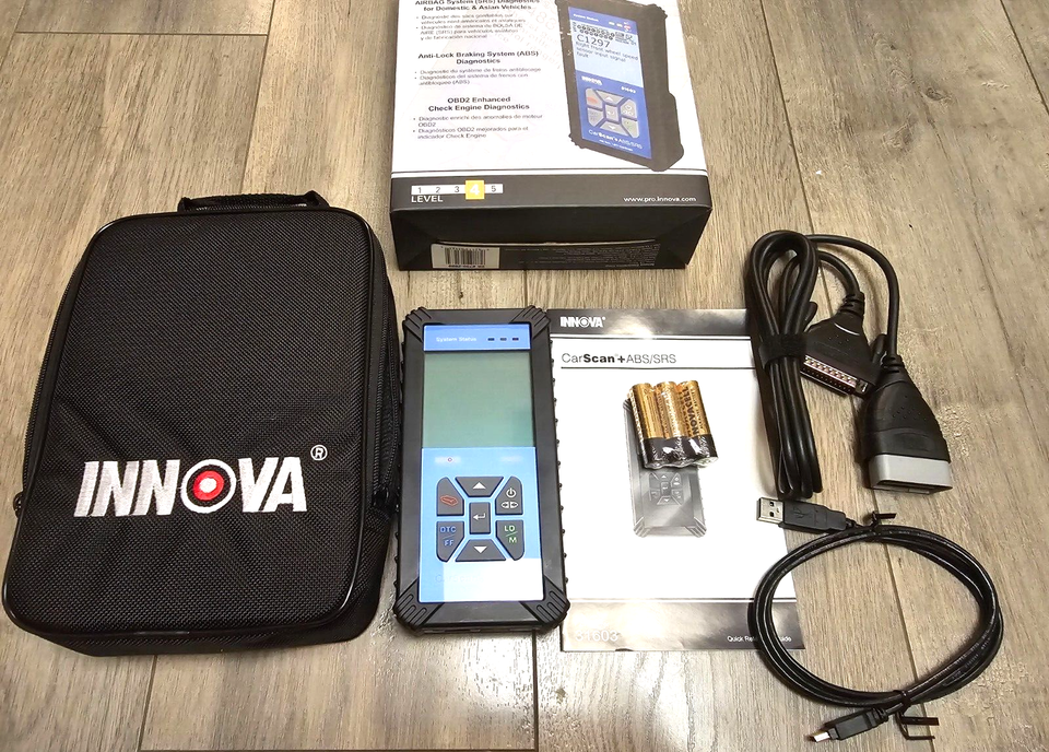 Innova Car Scan ABS,SRS Code Reader/ Scan Tool w/ Graphing & Case ...