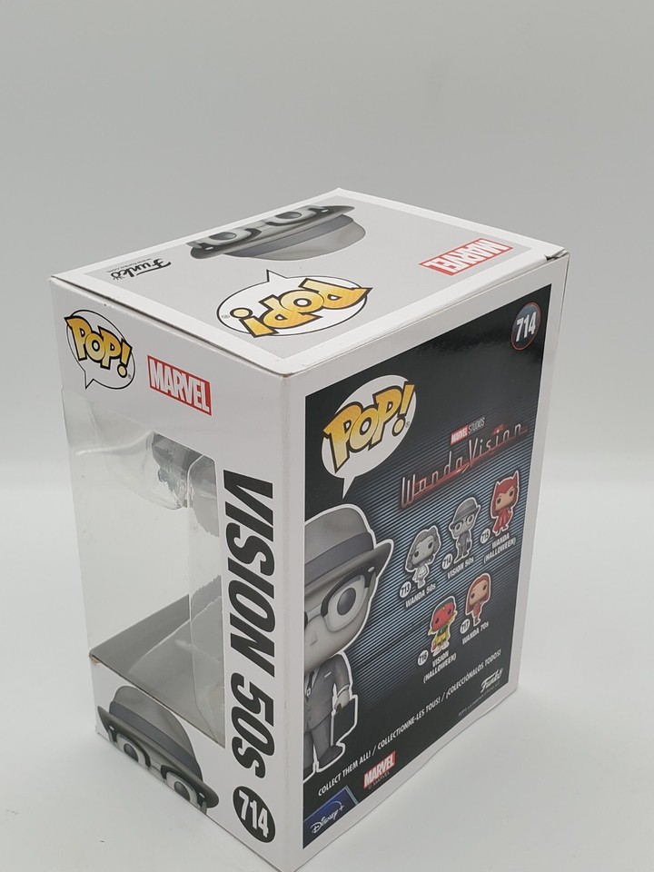 Marvel Comics Wanda Vision Vision 50s Funko 714 Vinyl POP Figure w ...