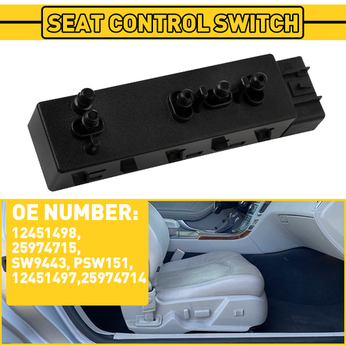 Right Passenger Side Power Seat Control Switch 8 Way For 06-13 GM ...