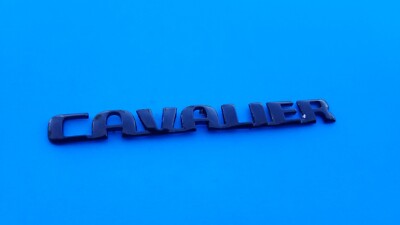 00 01 02 03 04 05 CHEVROLET CAVALIER REAR BLACK EMBLEM BADGE SYMBOL OEM ...