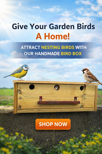 Handmade communal bird nesting/resting/roosting box with hotel ...