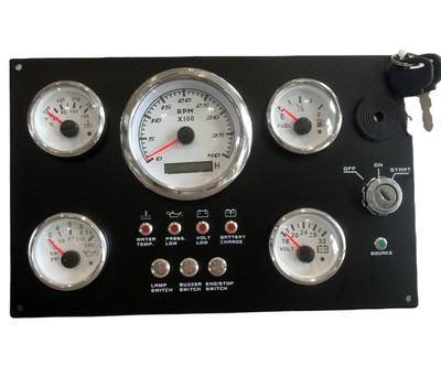High Quality Marine Vessels Instrument Gauge Set Engine Control Panel ...