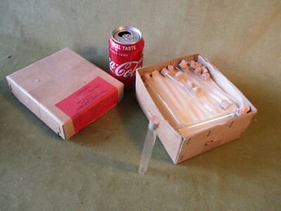 72 VISCOSITY TUBES WITH CORKS, VINTAGE {PHYSICS} NOS BY JOHN POULTEN ...