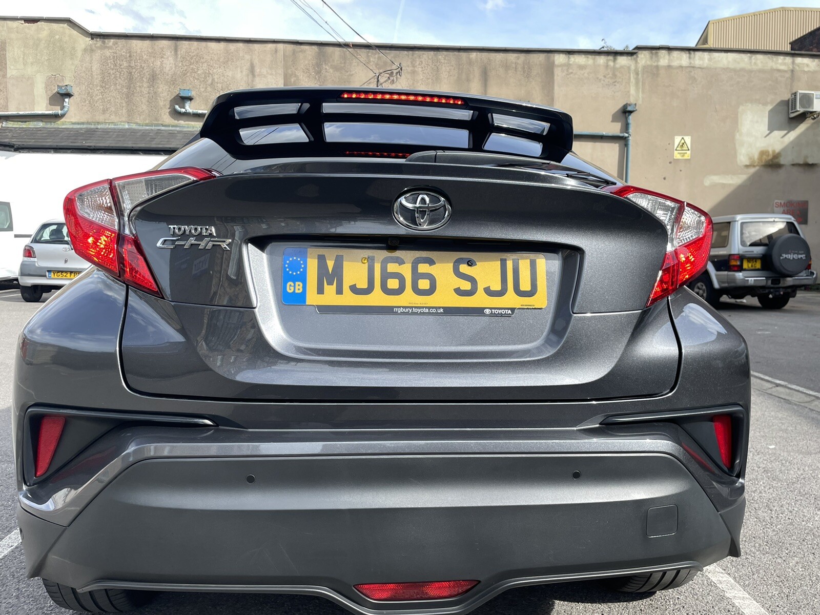 Toyota CHR 2016 To 2023 Fully Tailored Black Rubber Car Boot Mat (liner ...