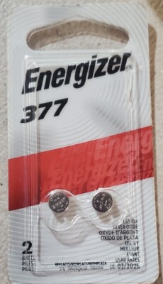 Energizer 377 Silver Oxide Button Cell Batteries 2 Pack 1.5V | eBay