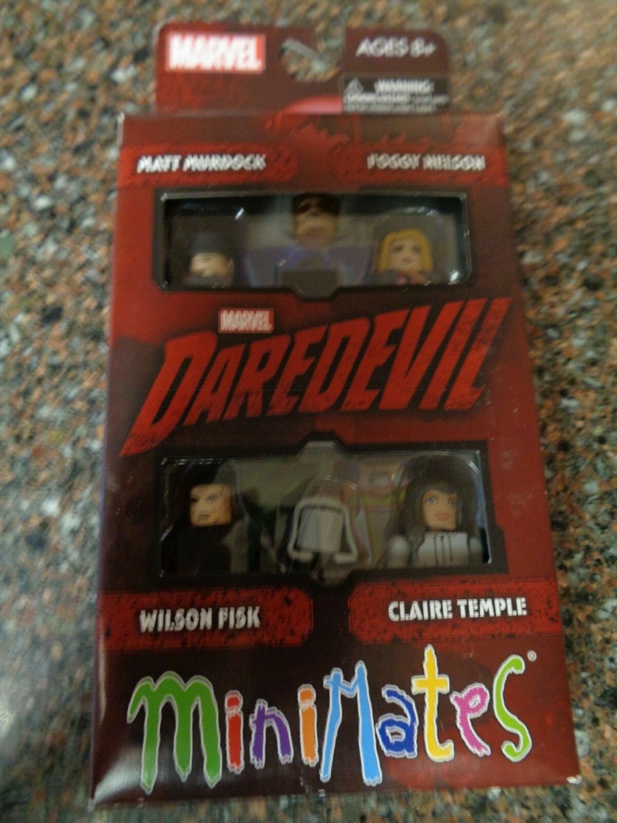 Minimates Daredevil Set of 4 Netflix Murdock Temple Nelson Fisk Kingpin ...