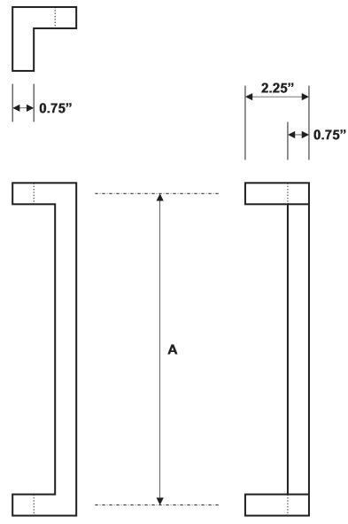 Open Box (New) Rockwood GeoMetek RM7920 Offset BTB Ladder Pulls - 36 ...