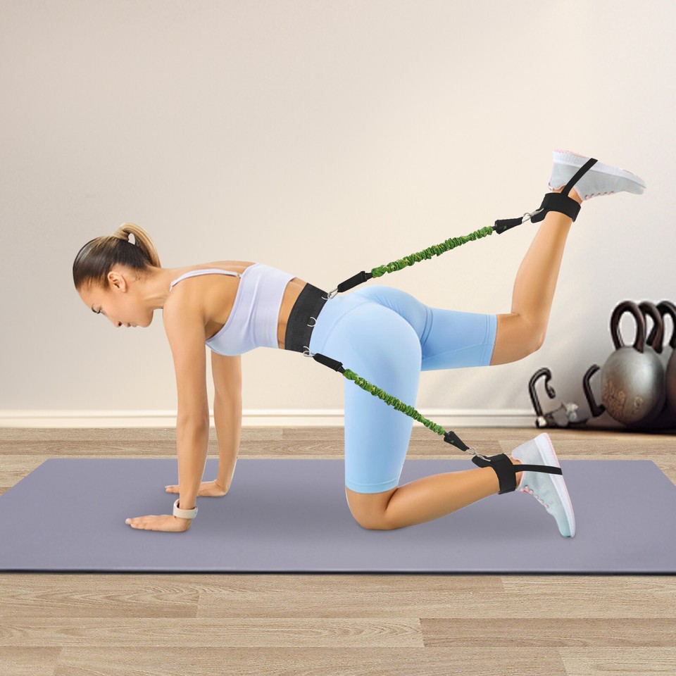 Vertical Jump Trainer Leg Strength Resistance Bands Set, Jump ...