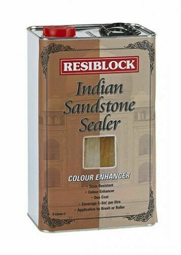 Everbuild EVBRBINDENH5 5 Litre Resiblock Indian Sandstone Sealer Colour ...