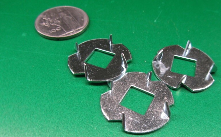 Zinc Plated Steel Pronged Washer, 5/16" Screw 1.100" OD, .046" Thick 20 ...