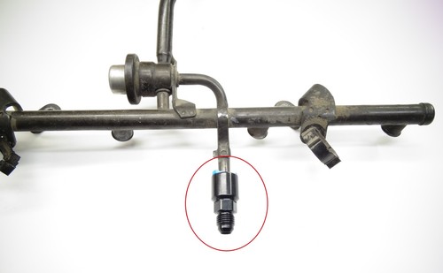 LS1 Swap Fuel Rail Inlet Line Fitting Adaptor 3/8" 6AN LSX LS LS6 5.7 6 ...