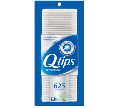 Q-tips Cotton Swabs For Hygiene and Beauty Care 100% Cotton 625 Count ...