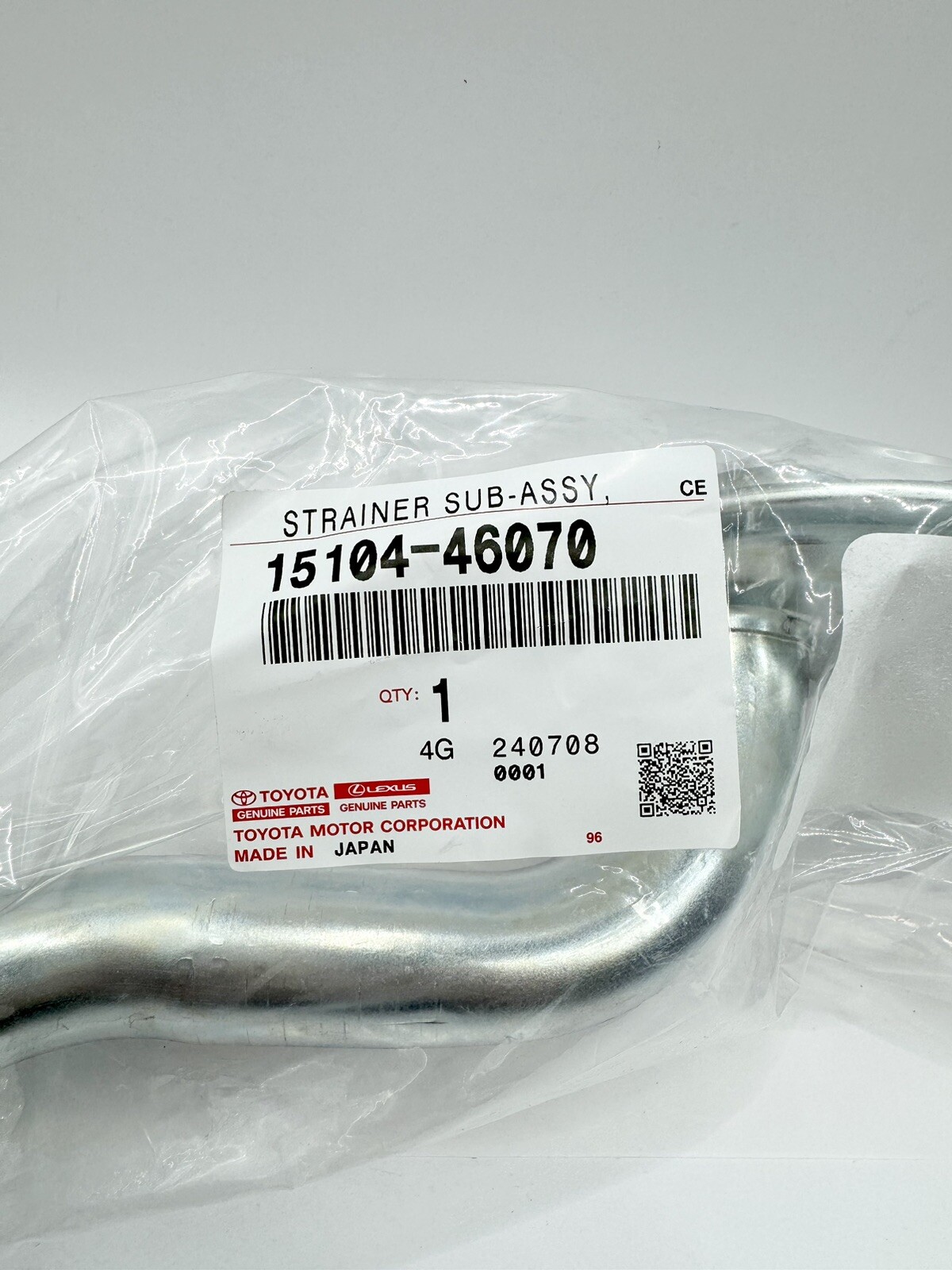 15104-46070 Toyota Strainer Sub-assy Oil 1510446070 Genuine OEM Part ...