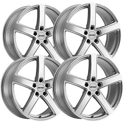 (Set of 4) Petrol P2A 17x8 5x4.5" +40mm Silver Wheels Rims 17" Inch | eBay