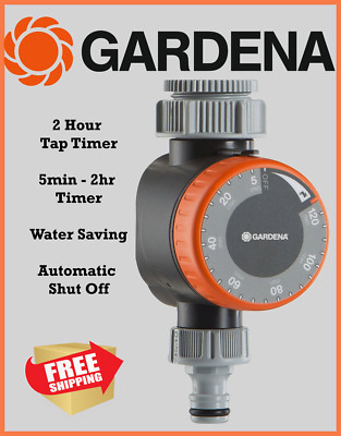 Gardena 2 Hour Mechanical Water Tap Timer Made in Germany + Hose End ...