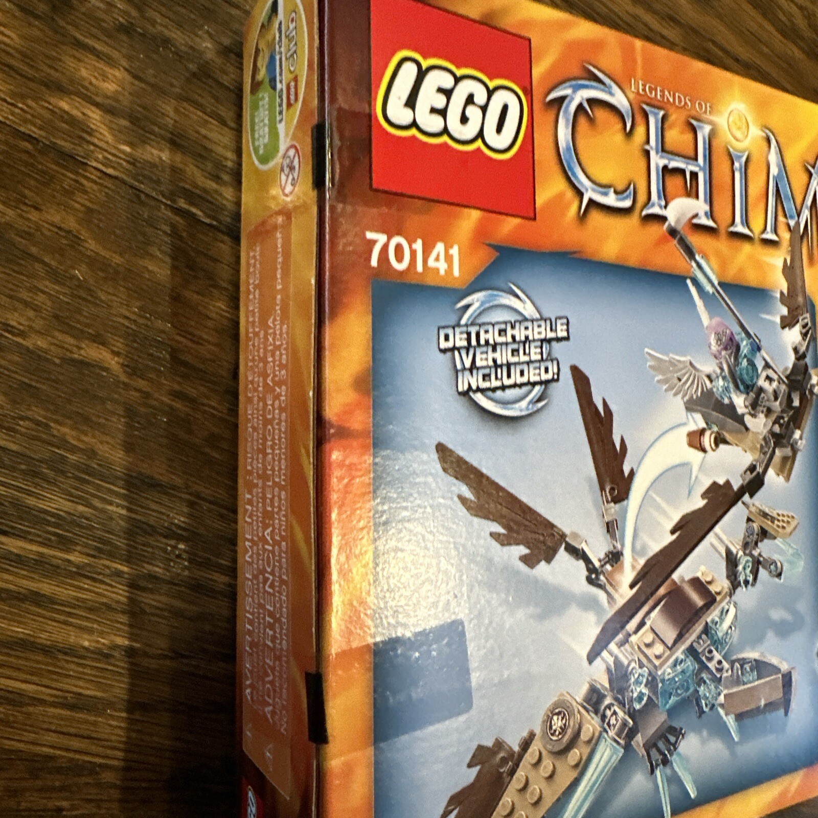NEW LEGO 70141 Chima Vardy’s Ice Vulture Glider Set Sealed 217 Pieces ...