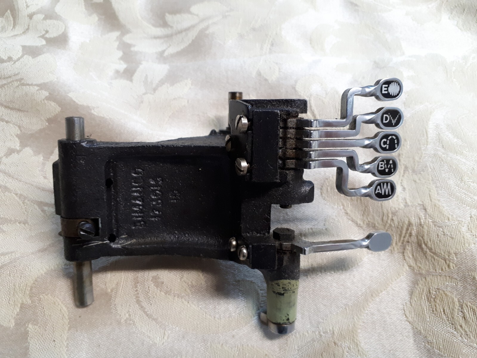 Original Singer Sewing Machine 319k Stitch Selector Levers Green | eBay