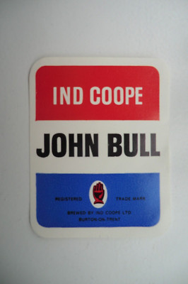 MINT IND COOPE LTD BURTON ON TRENT JOHN BULL BREWERY BEER BOTTLE LABEL ...