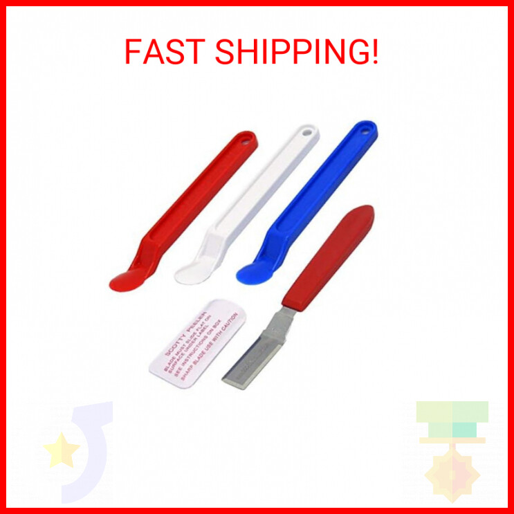 Scotty Peelers Label & Sticker Remover - 3 Plastic Red, White, Blue and ...