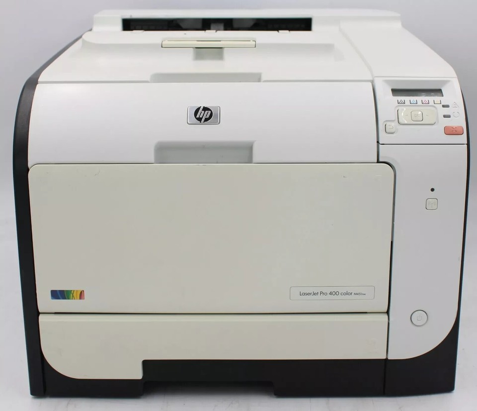 HP LaserJet Pro 400 COLOR M451nw Workgroup Laser Printer LOW INK | eBay