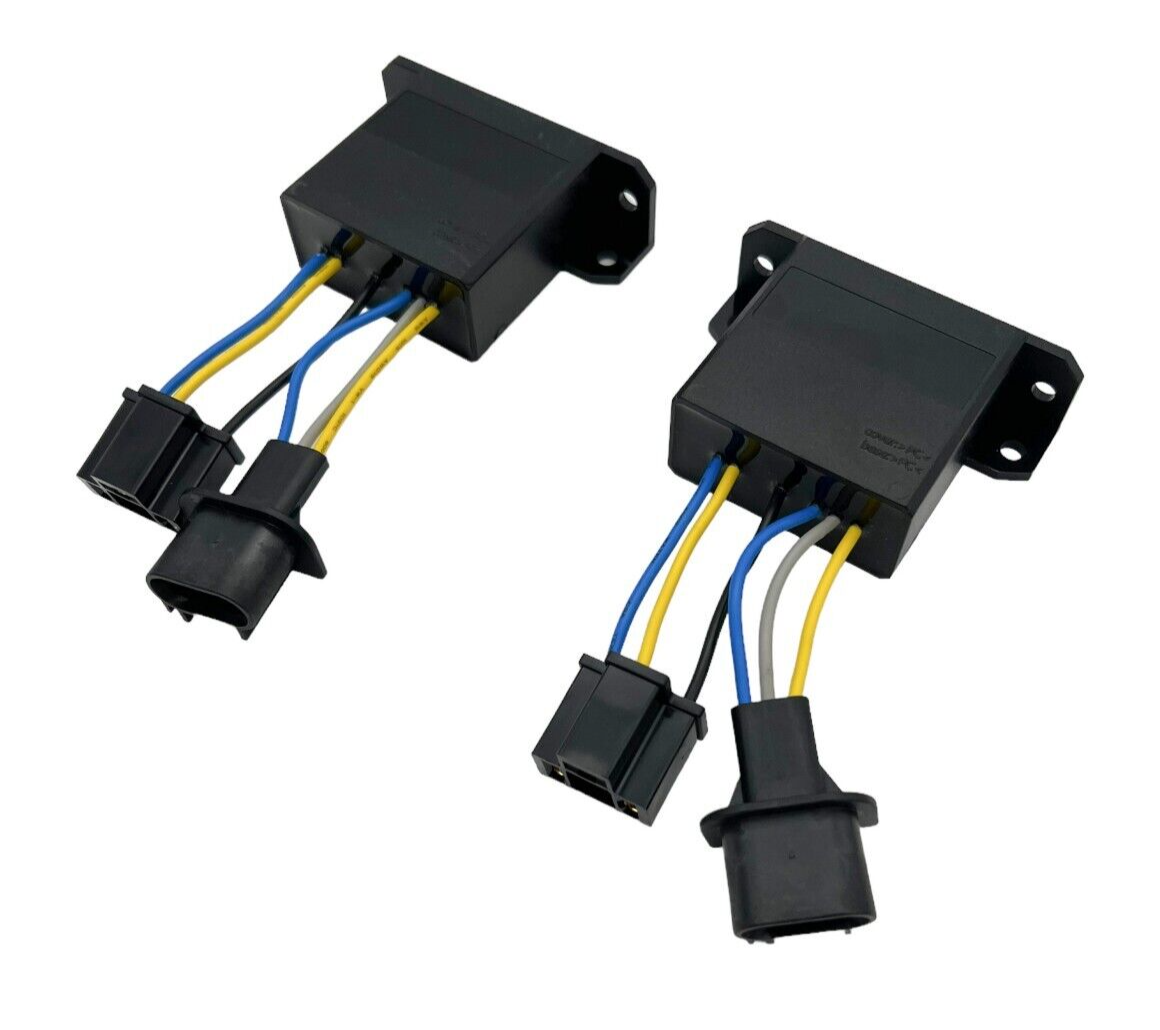 H4-To-H13 Anti-Flicker Modules For Jeep Wrangler JK Any 7" Round LED ...