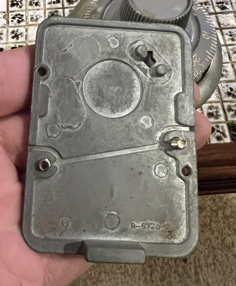 Vintage Sargent And Greenleaf USA Safe Combination Lock Antique ...