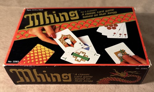 Vintage 1983 MHING Card Game Based On MAH JONGG - Complete - Scorecards ...