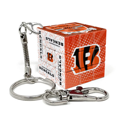 Cincinnati Bengals NFL Football Speed Cube Mini Keychain- 3D Skill ...