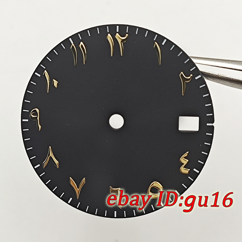 28.5mm date window sterile dial with calendar window suitable for NH35 ...