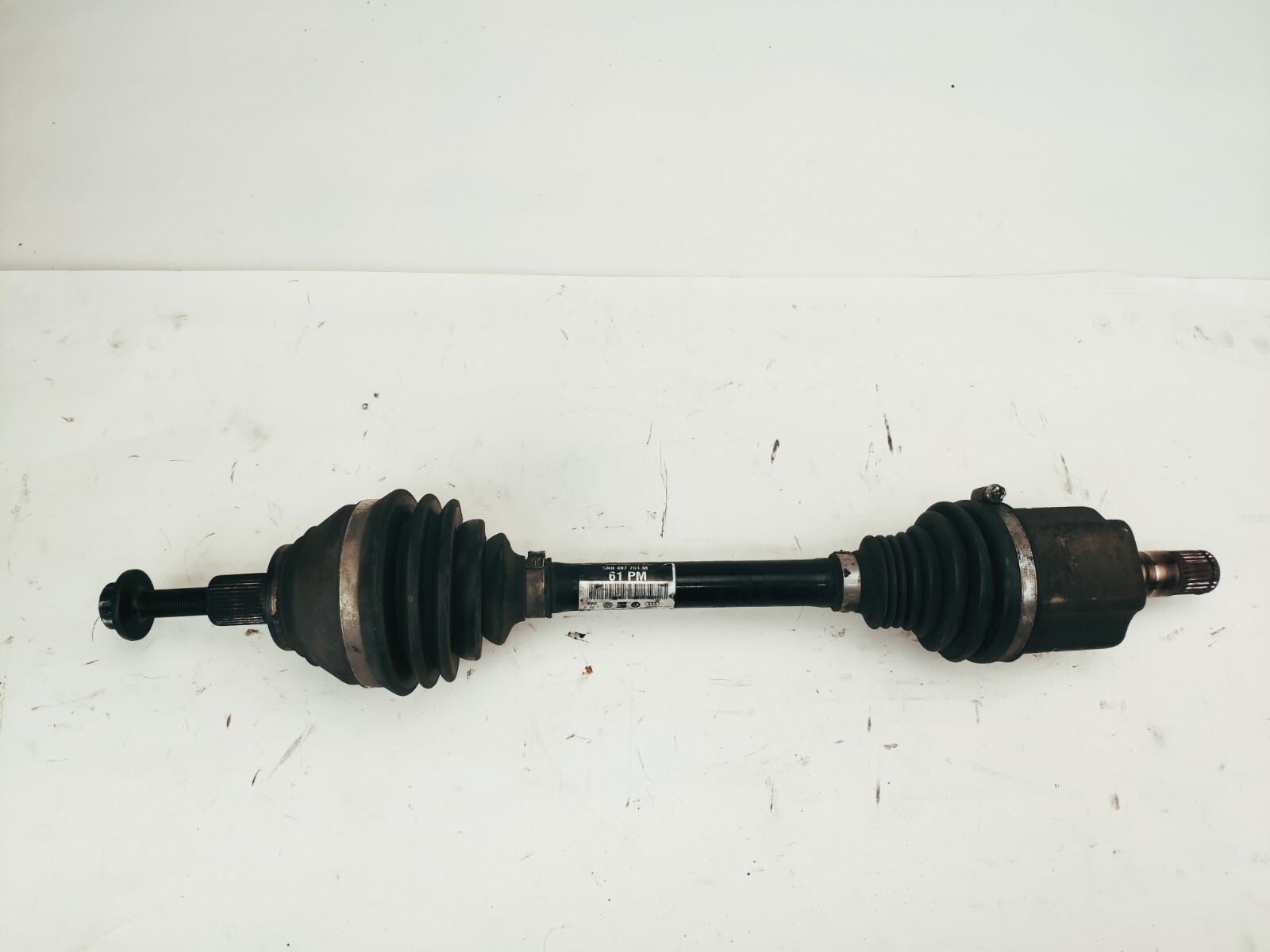 2009 VOLKSWAGEN TIGUAN Driver Left Axle Shaft Front 61PM 5N0407761M C53 ...