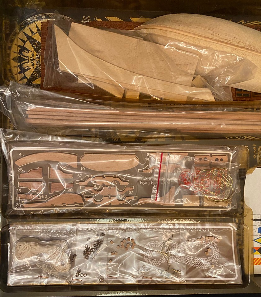 Authentic Models Holland U.S. Market Schooner Flying Fish Model Ship ...