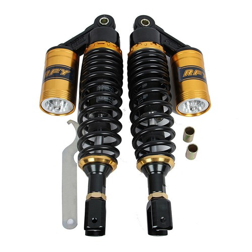 A Pair 11" Rear Motorcycle Shock Absorber 280mm Air Suspension Damper ...