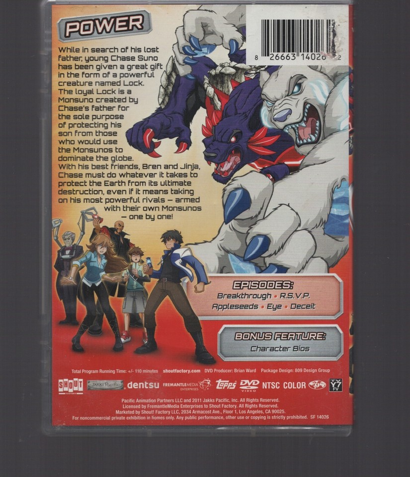 Monsuno : Power / DVD / Anime / Action / 5 Episodes / Free Ship ...