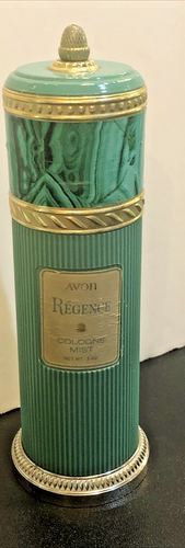 Vintage 1960s Avon Regence Cologne Mist Bottle 3oz Empty Decorative ...