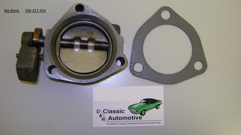 Exhaust Manifold Heat Riser w/ Gasket Camaro Chevelle Big Block 396 427 ...