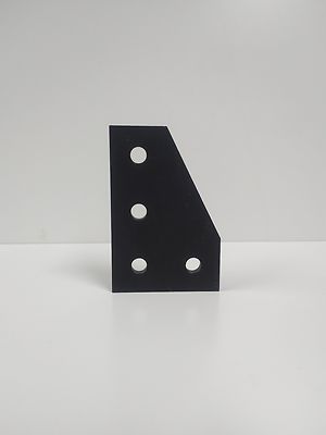 80/20 8020 EQUIVALENT Aluminum 4 Hole 90° Joining Plate 10 Series P/N ...