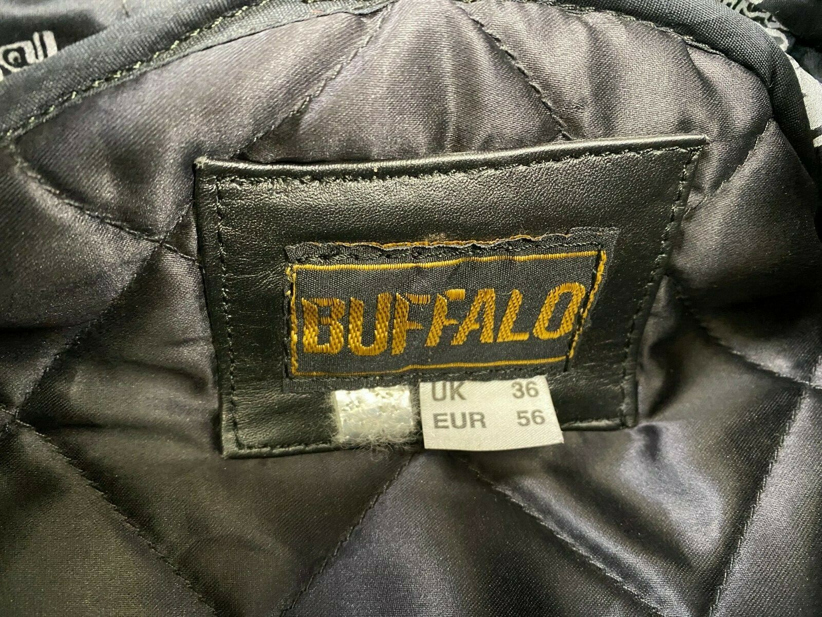 Bikers Leather Motorcycle Jacket Warm Buffalo Ex display UK 36 EUR 56 ...