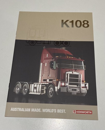KENWORTH K108 8 PAGE SALES BROCHURE | eBay