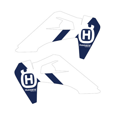 Husqvarna shroud graphics 2019-2022 450 FC TC Stripe Style blue/white ...