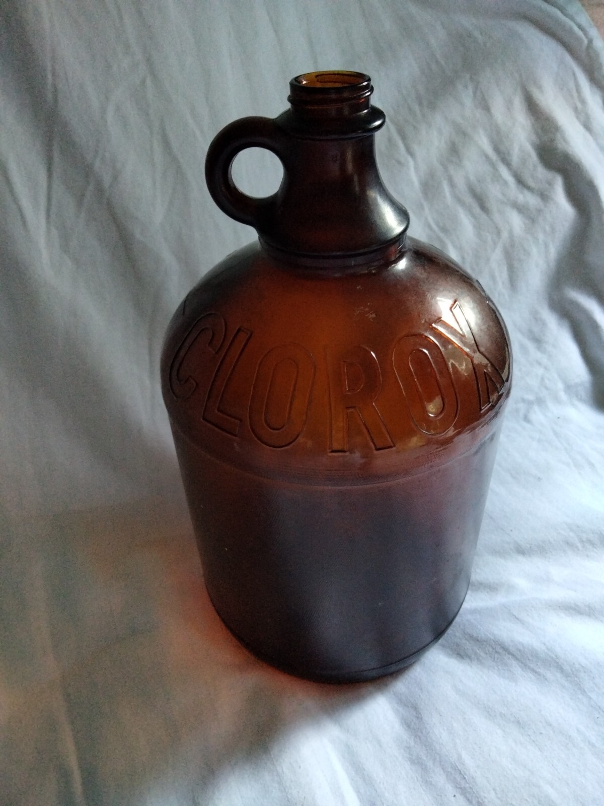 Vintage Clorox Embossed Gallon Amber Glass Bottle-Original | eBay