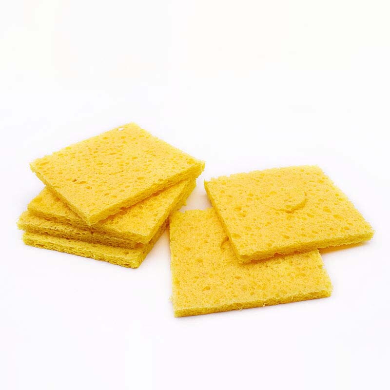 10pcs Soldering Iron Cleaning Pads Sponge Tip Sponges Welding Solder ...