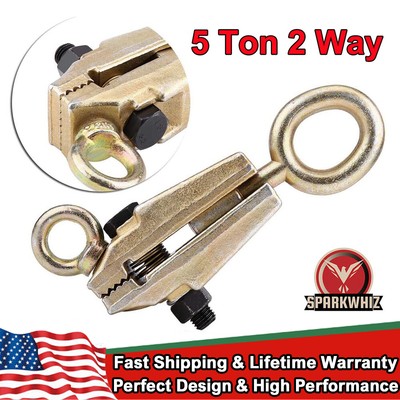 5 Ton 2 Way Auto Body Repair Tool Self-tightening Pull Clamp Frame Dent ...