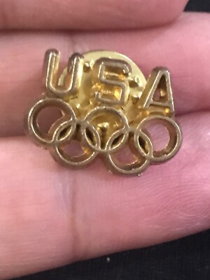 USA Olympic Rings Pin 3/4" Long Hat Pin Lapel Brooch Pinback | eBay